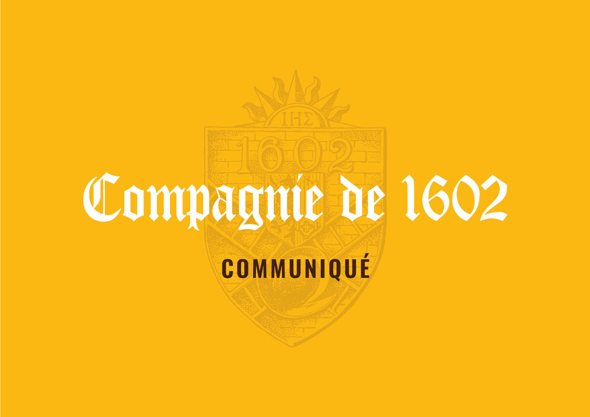 Actualités - Compagnie de 1602